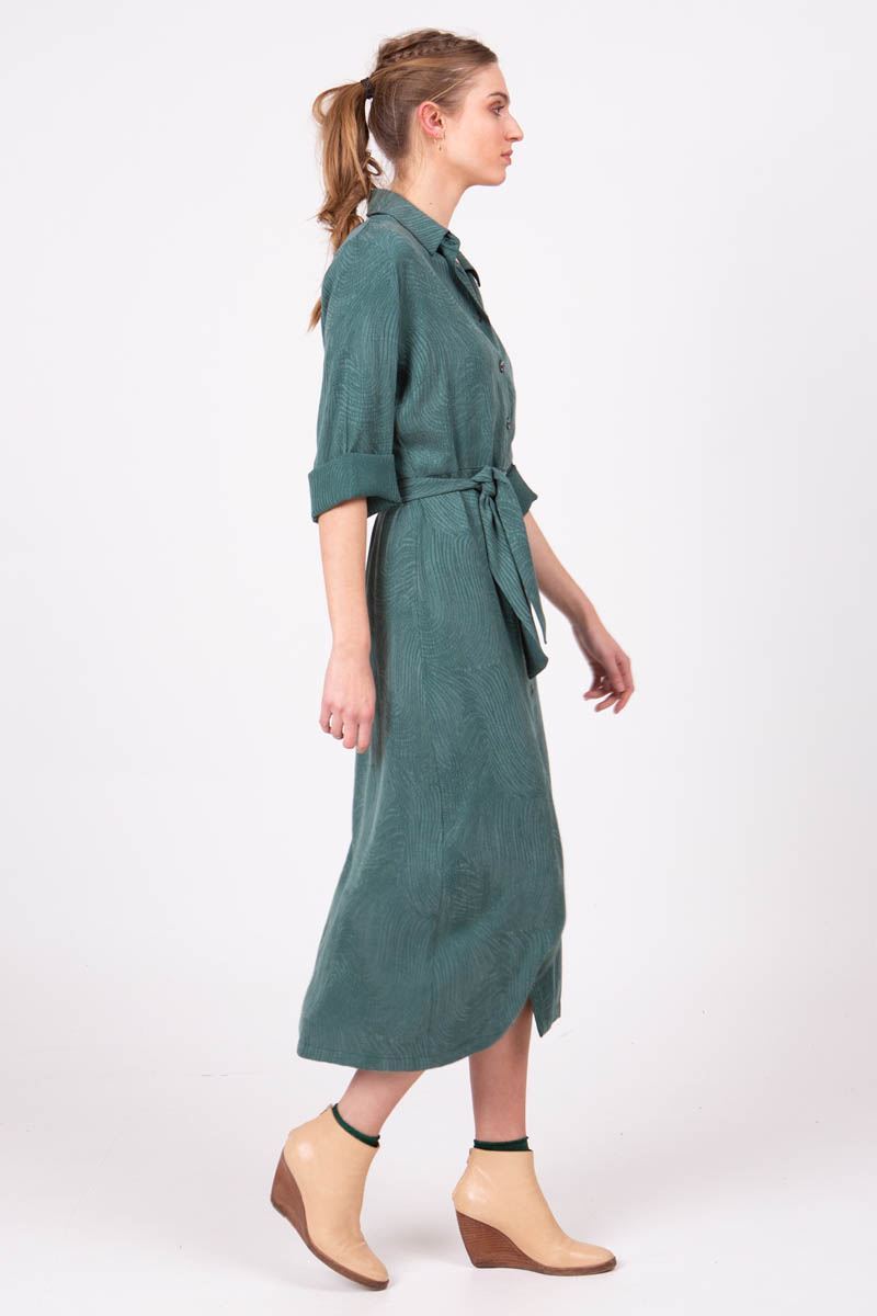 My Wish. Jurk - Nathalie Vleeschouwer - Alba - green print