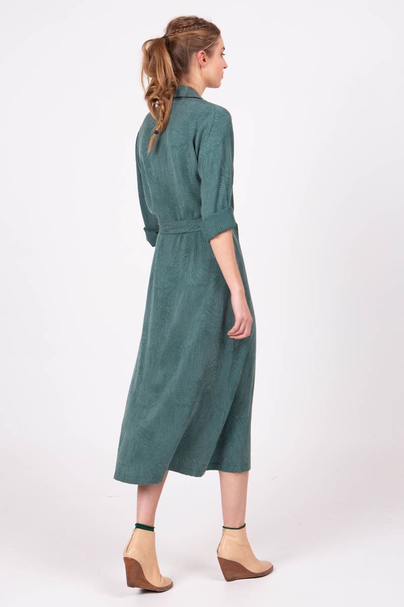 My Wish. Jurk - Nathalie Vleeschouwer - Alba - green print